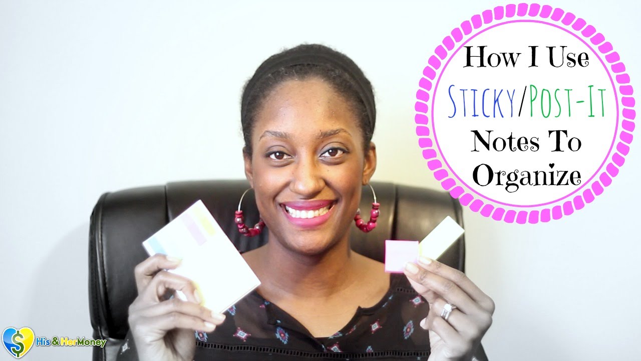 How I Use Sticky/Post-It Notes To Organize - Guapify - Democratizing Wealth