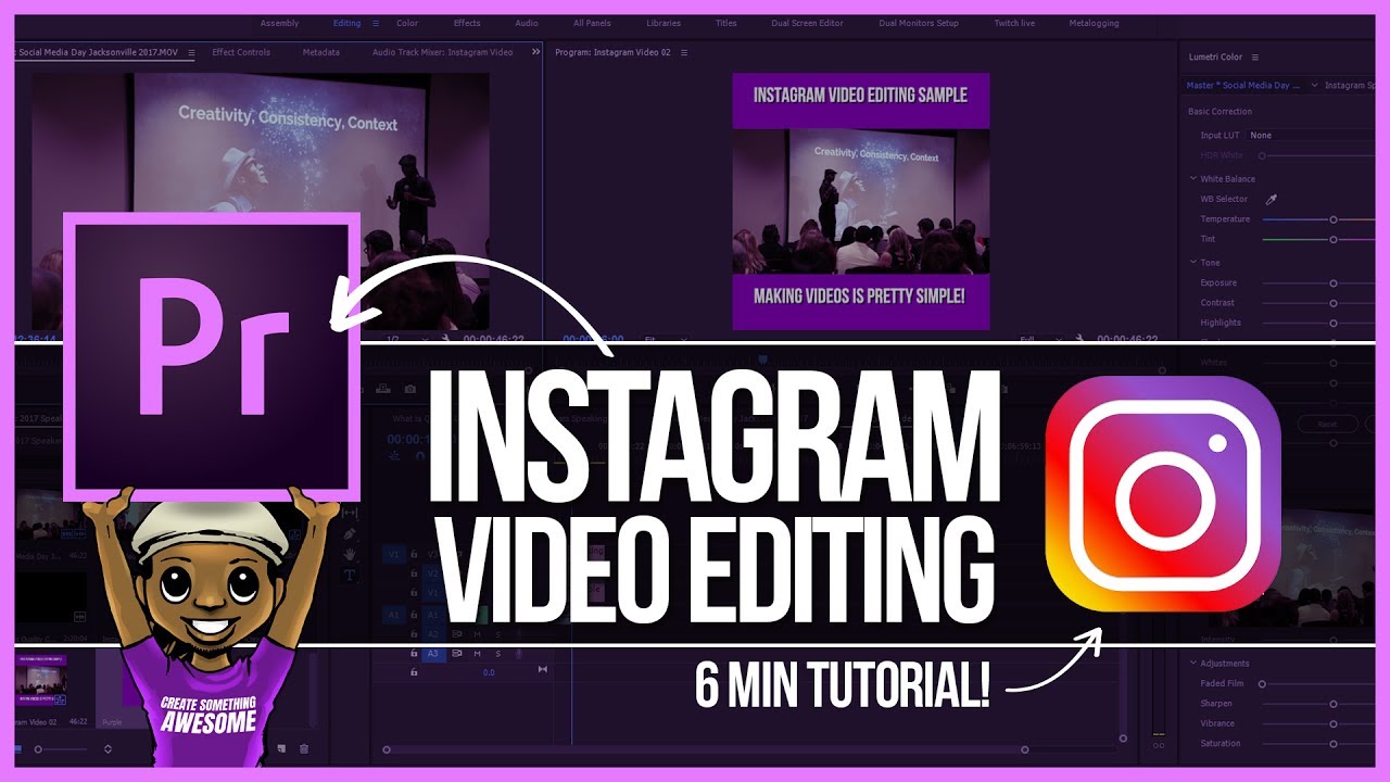 Premiere Pro Instagram Video Editing Tutorial - Guapify - Democratizing Wealth