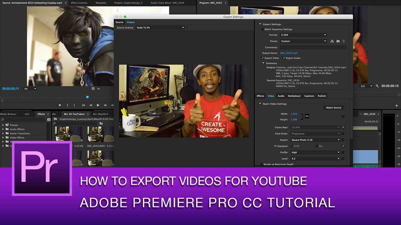 Premiere Pro Tutorial: Best Video Export Settings for YouTube | Premiere Pro - Guapify ...