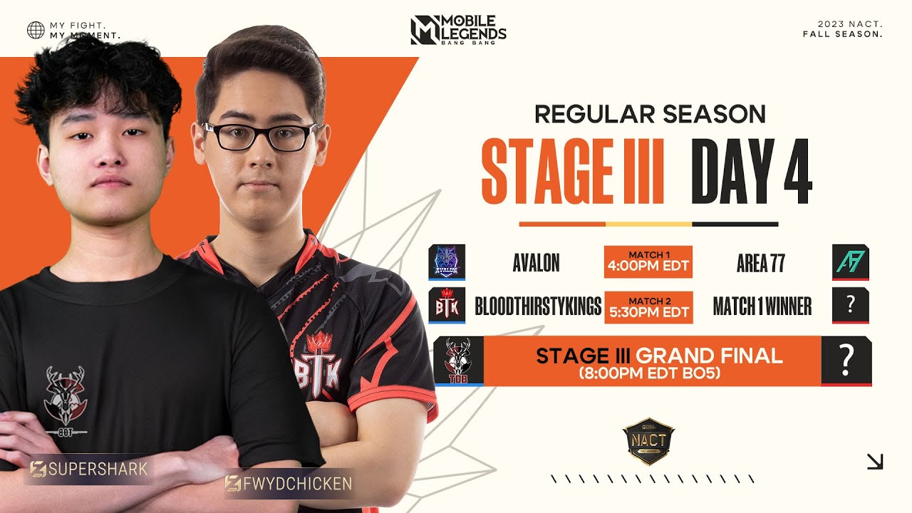 2023 NACT Fall Regular Season Stage 3 Day 4 | Mobile Legends: Bang Bang ...