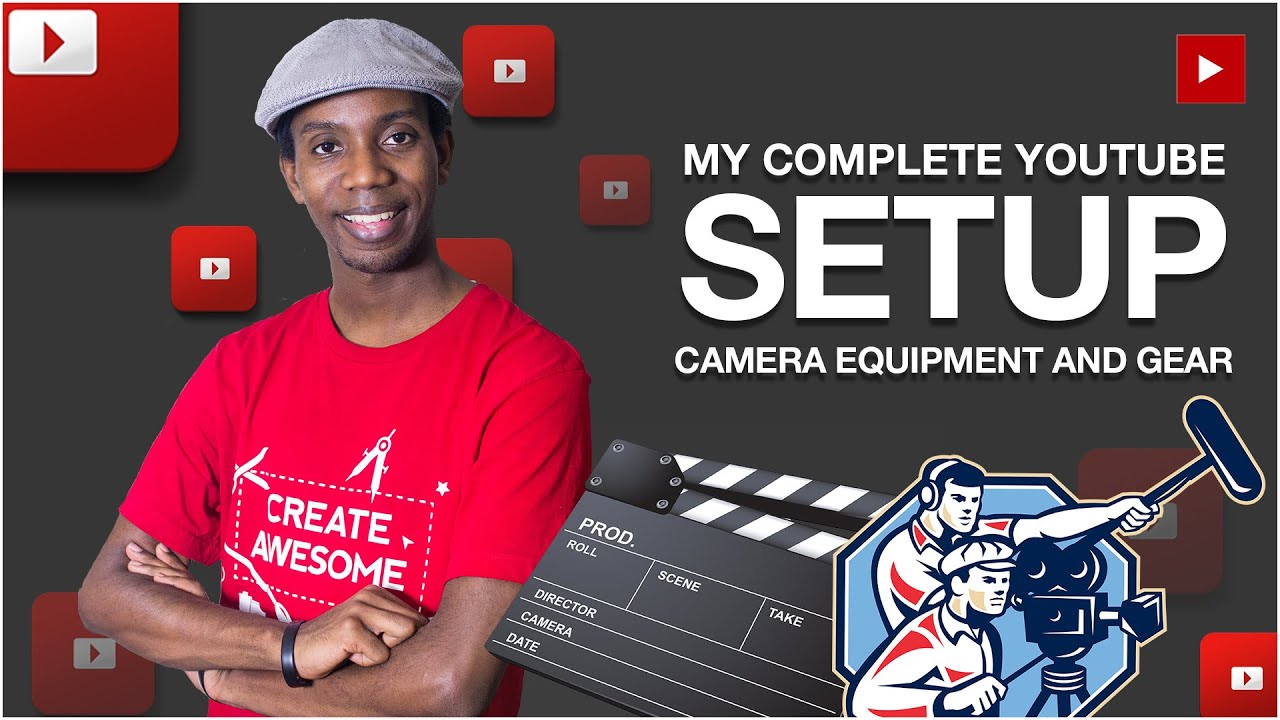 My YouTube Setup Revealed! | YouTube Camera Setup, Lighting and Audio ...