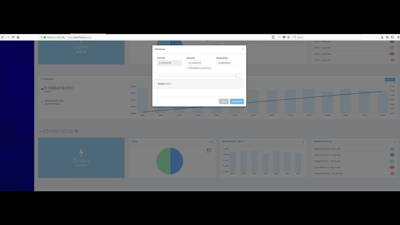 How To Witdraw From Hashflare - Guapify - Democratizing Wealth
