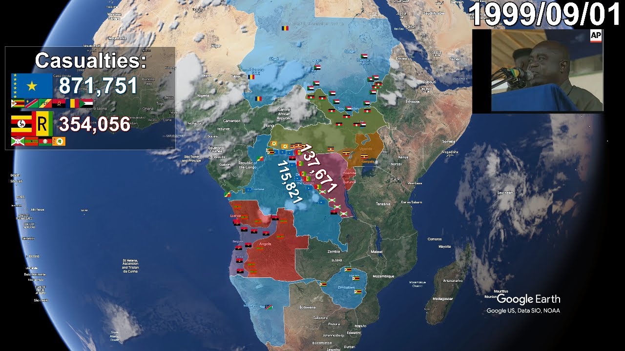 African World War (Second Congo War) using Google Earth - Guapify ...