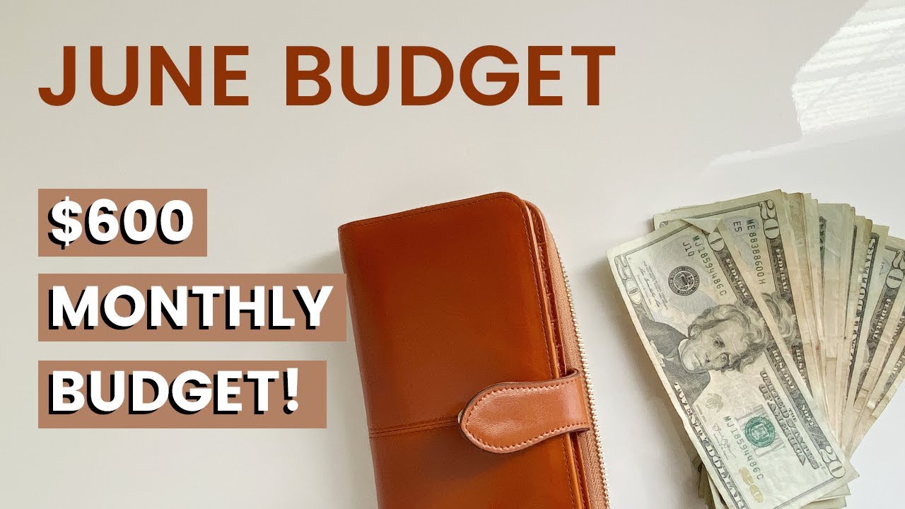 JUNE BUDGET WITH ME 2020 | UX DESIGNER SALARY CASH BASED MONTHLY BUDGET ...