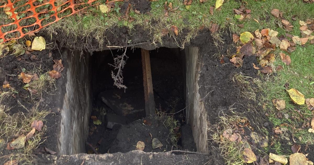 Ground collapse in Darlington cemetery reveals Quaker burial chamber ...