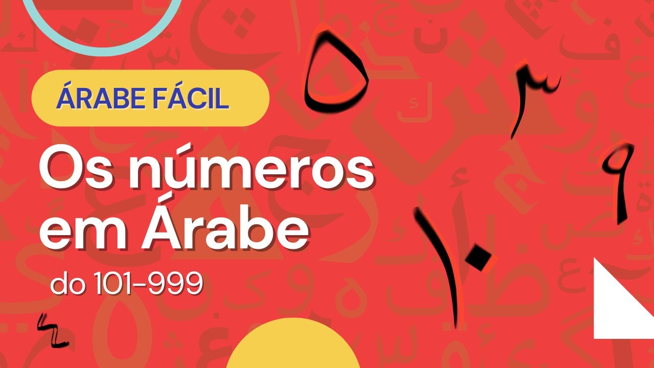Números em árabe - dos 101 ao 999 - Guapify - Democratizing Wealth