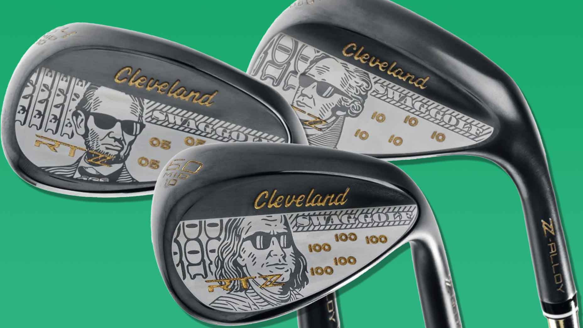 These limited-edition Cleveland x SWAG RTZ wedges are money — literally ...