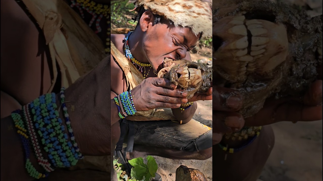 best lunch in the hadzabe tribe #chaaba #dudukwe #African # ...